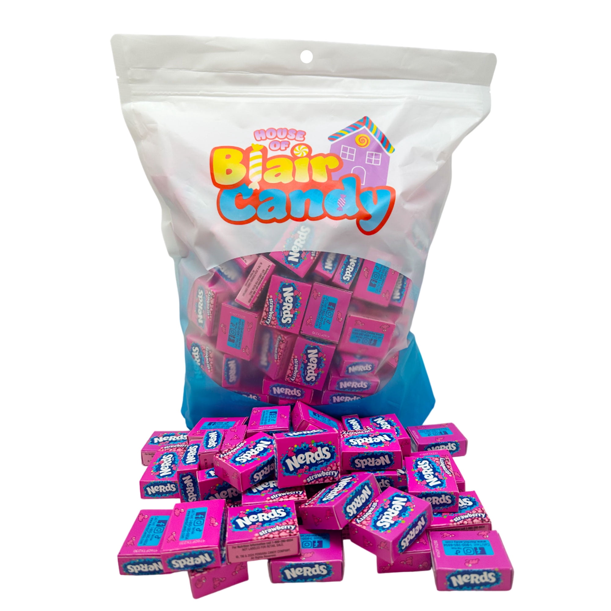 Strawberry Nerds Miniature Boxes - (5 Pounds) - Walmart.com