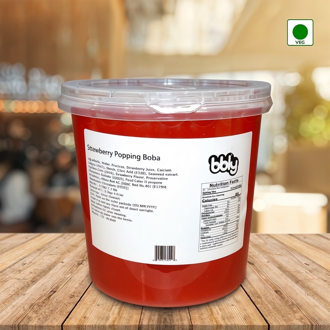 BBLY Strawberry Popping Boba, 7 lbs (Pack of 4) - Walmart.com
