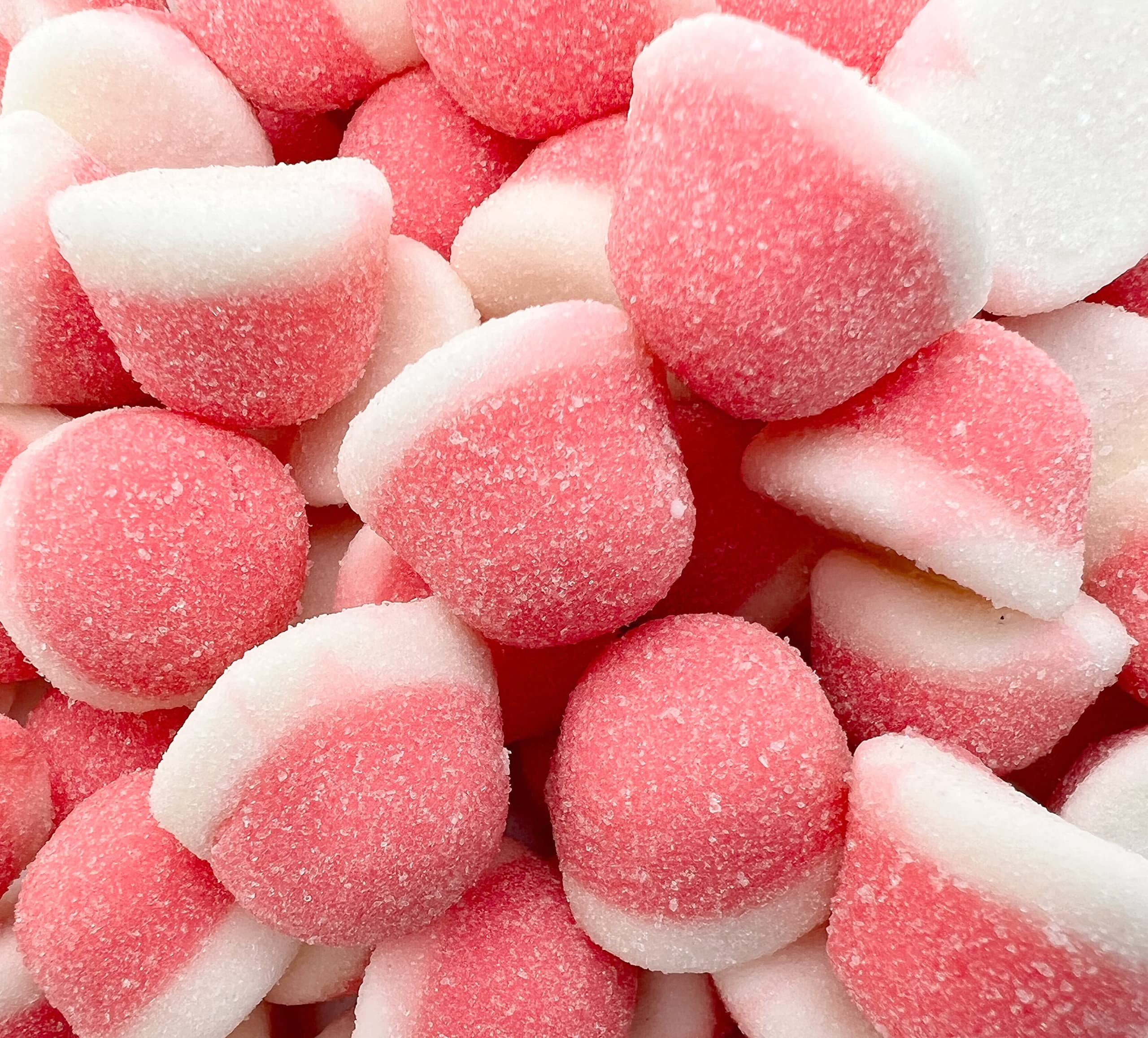 Strawberry Puffy Gummy Candy CCF19 - 2 Pound Bulk Pack (About 110 Count ...