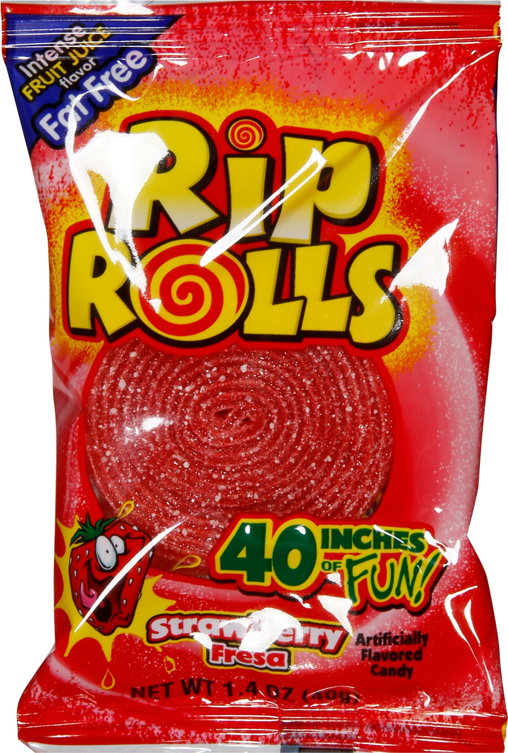 Strawberry Rip Rolls, 1.4oz., 24 Count - Walmart.com