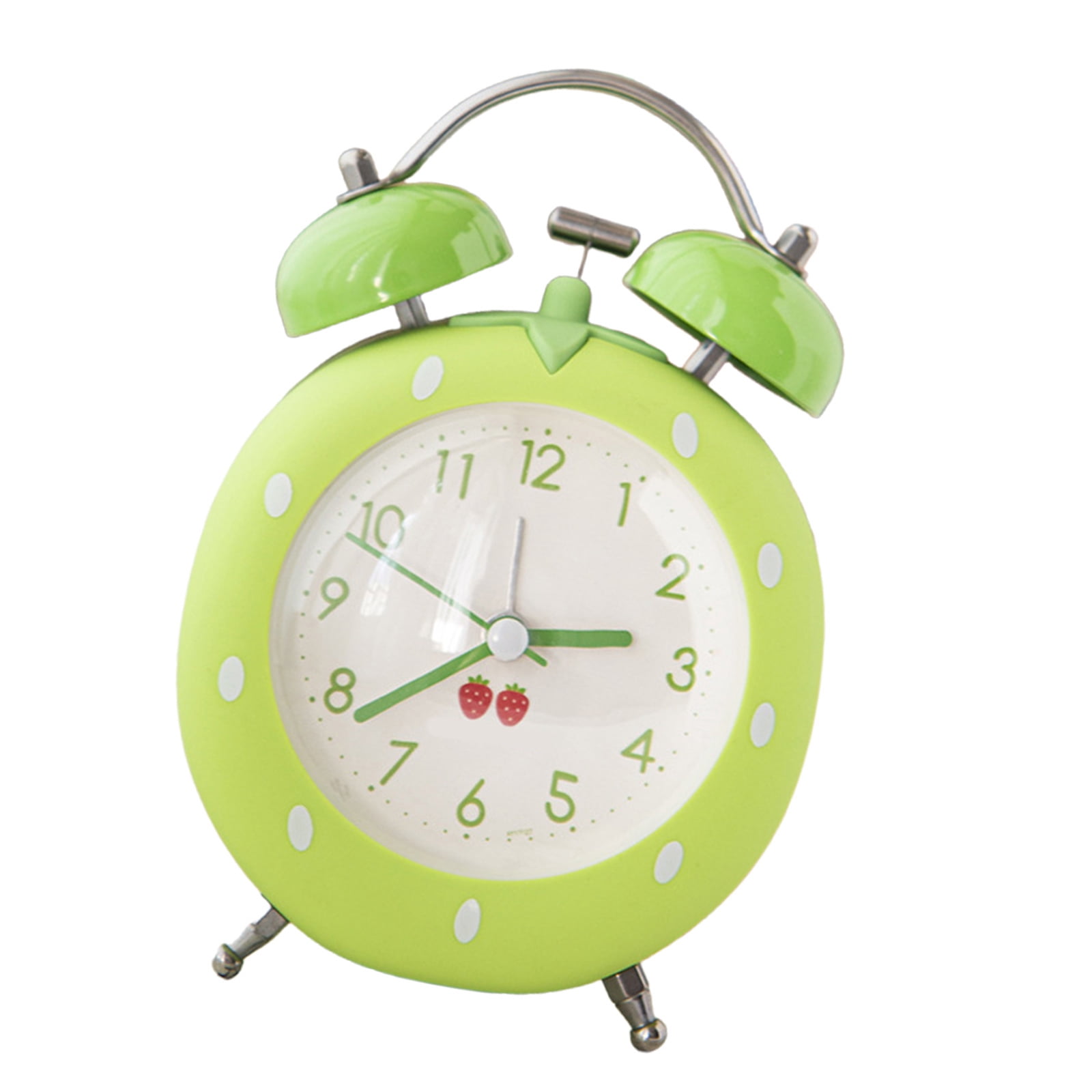 Strawberry Shape Loud Twin Bells Alarm Clock For Kids Seniors with ...