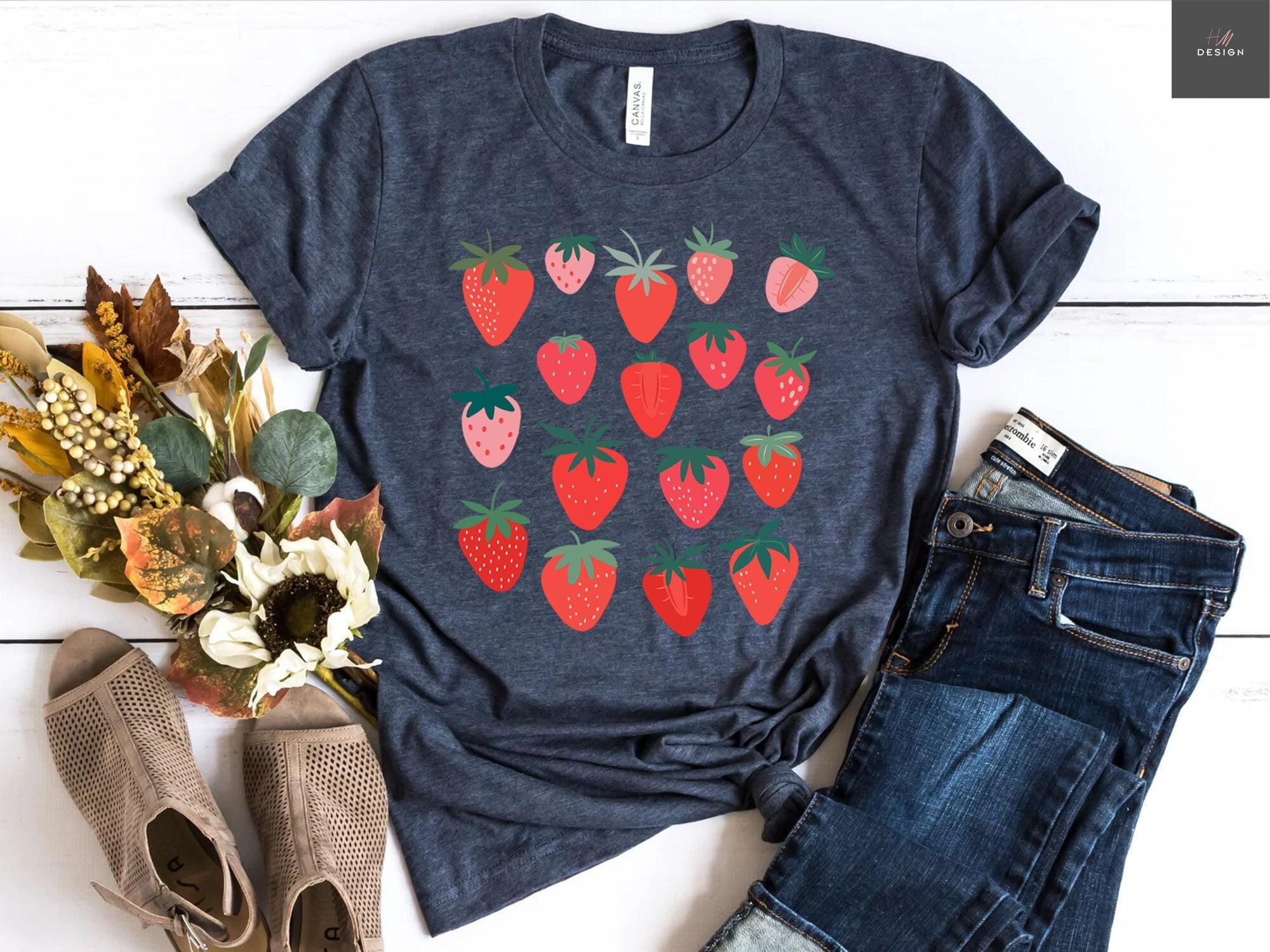 Strawberry Shirt, Strawberry Clothes ,Strawberry Tee, Garden Shirt ...