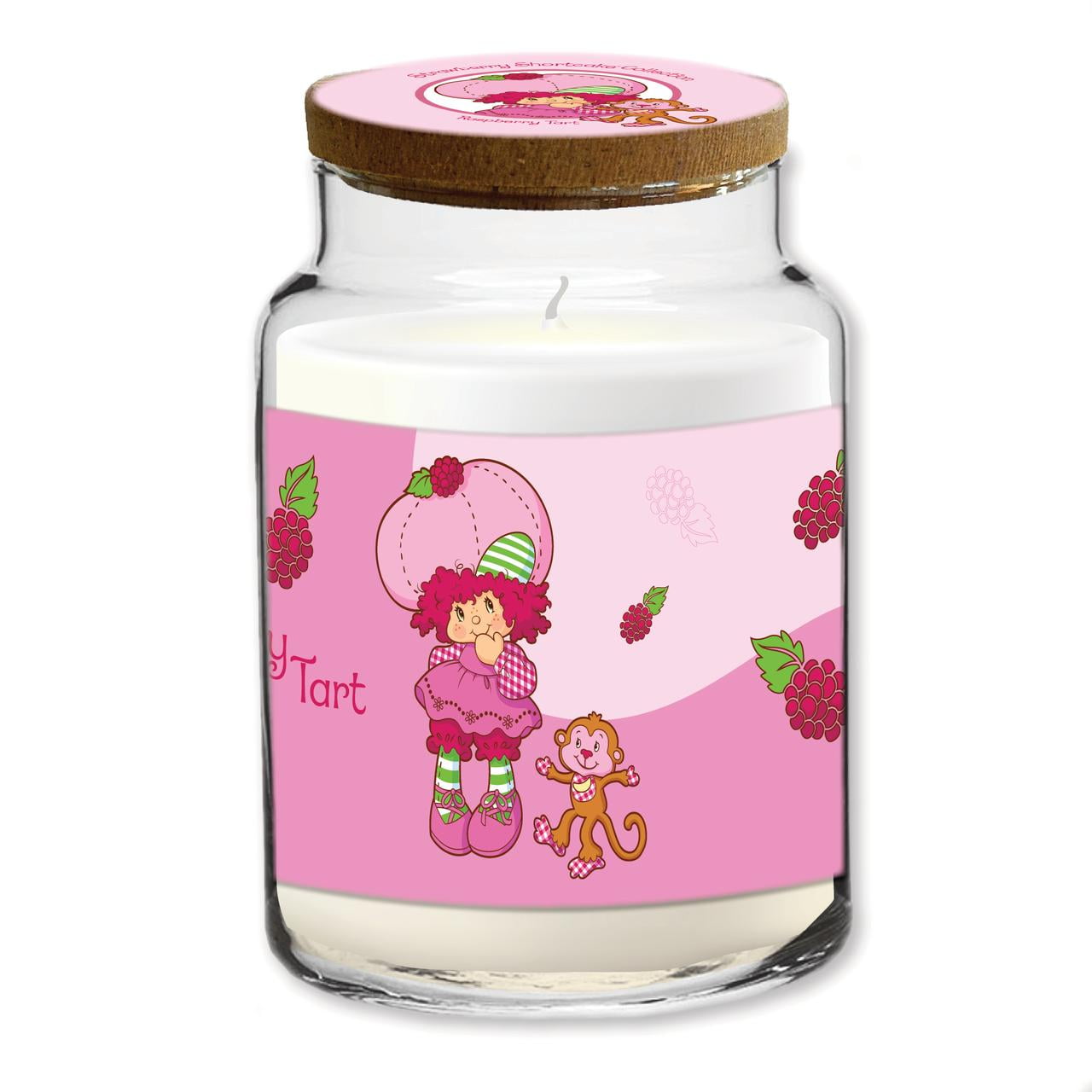Strawberry Shortcake 26 oz Raspberry Tart Wave Candle - Walmart.com