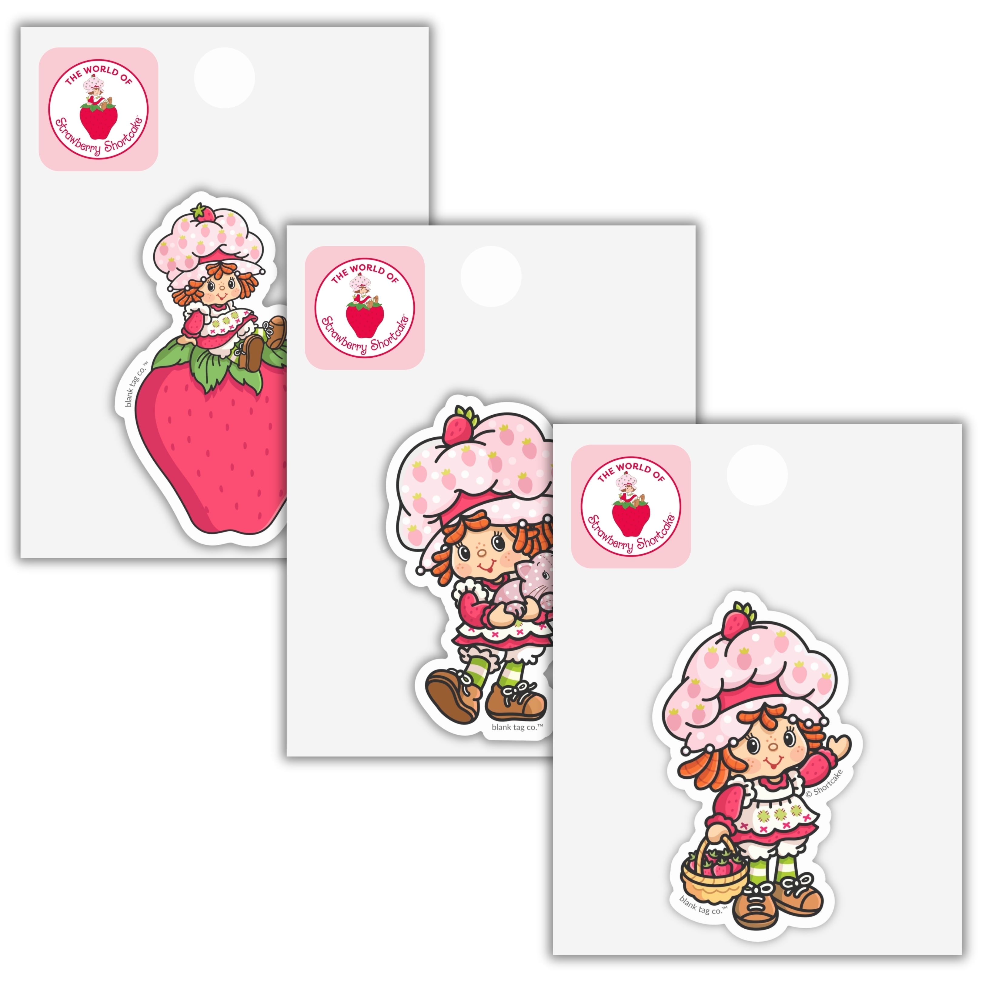 Strawberry Shortcake ® 3-Pack Sticker Bundle - Waterproof Stickers for ...