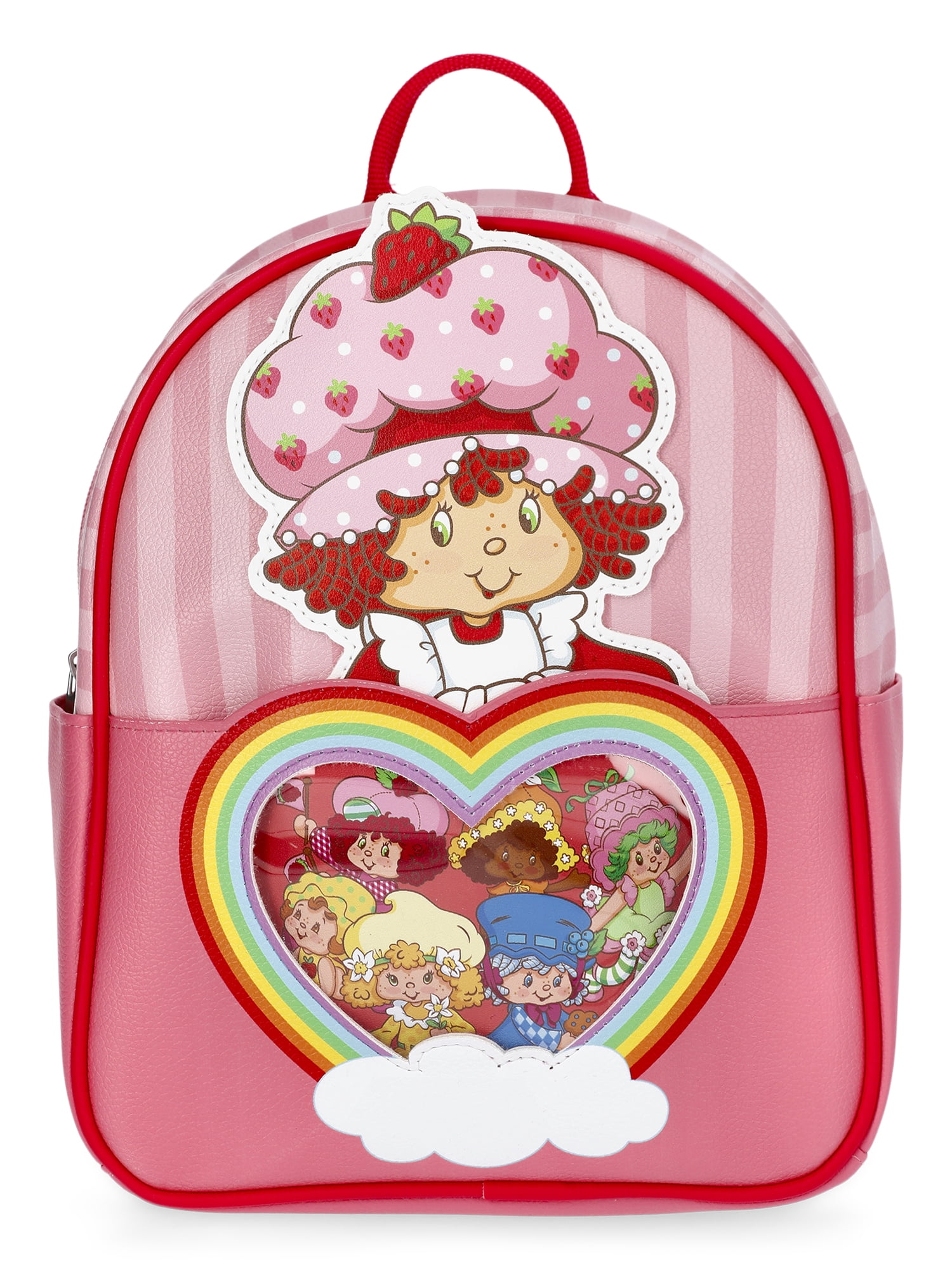 Strawberry Shortcake Women's BFF Love Faux Leather Mini Backpack, 10.5 ...