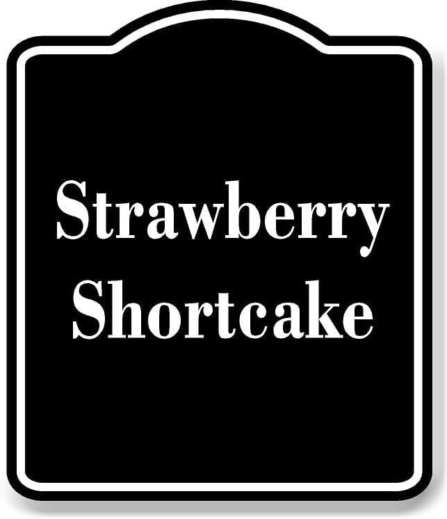 Strawberry Shortcake BLACK Aluminum Composite Sign 20''x24'' - Walmart.com
