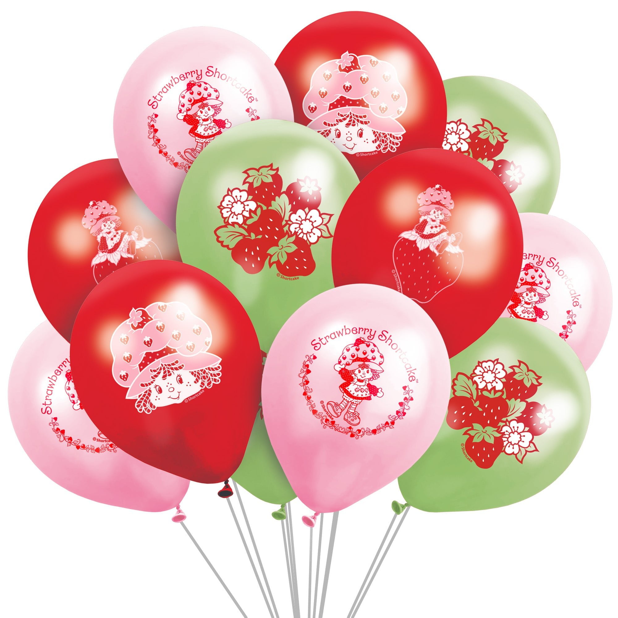Strawberry Shortcake Balloons 24 Pack - Strawberry Shortcake Birthday ...