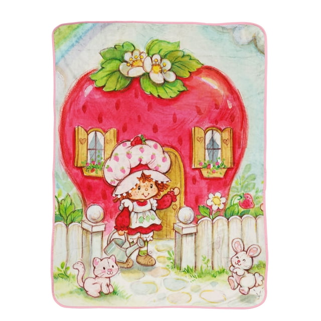 Strawberry Shortcake Berry Berry Silk Touch Throw, "46 x 60" - Walmart.com