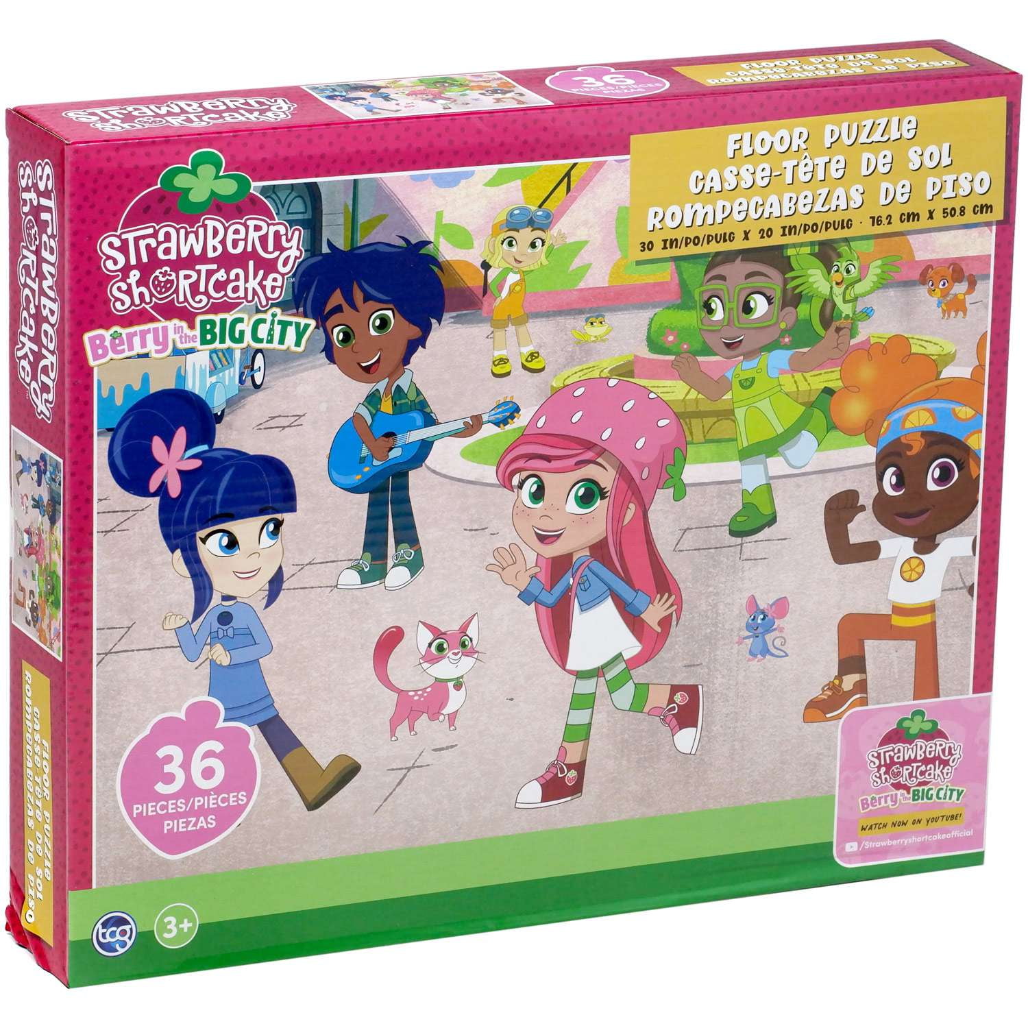 Strawberry Shortcake Berry in the Big City Floor Puzzle - Walmart.com