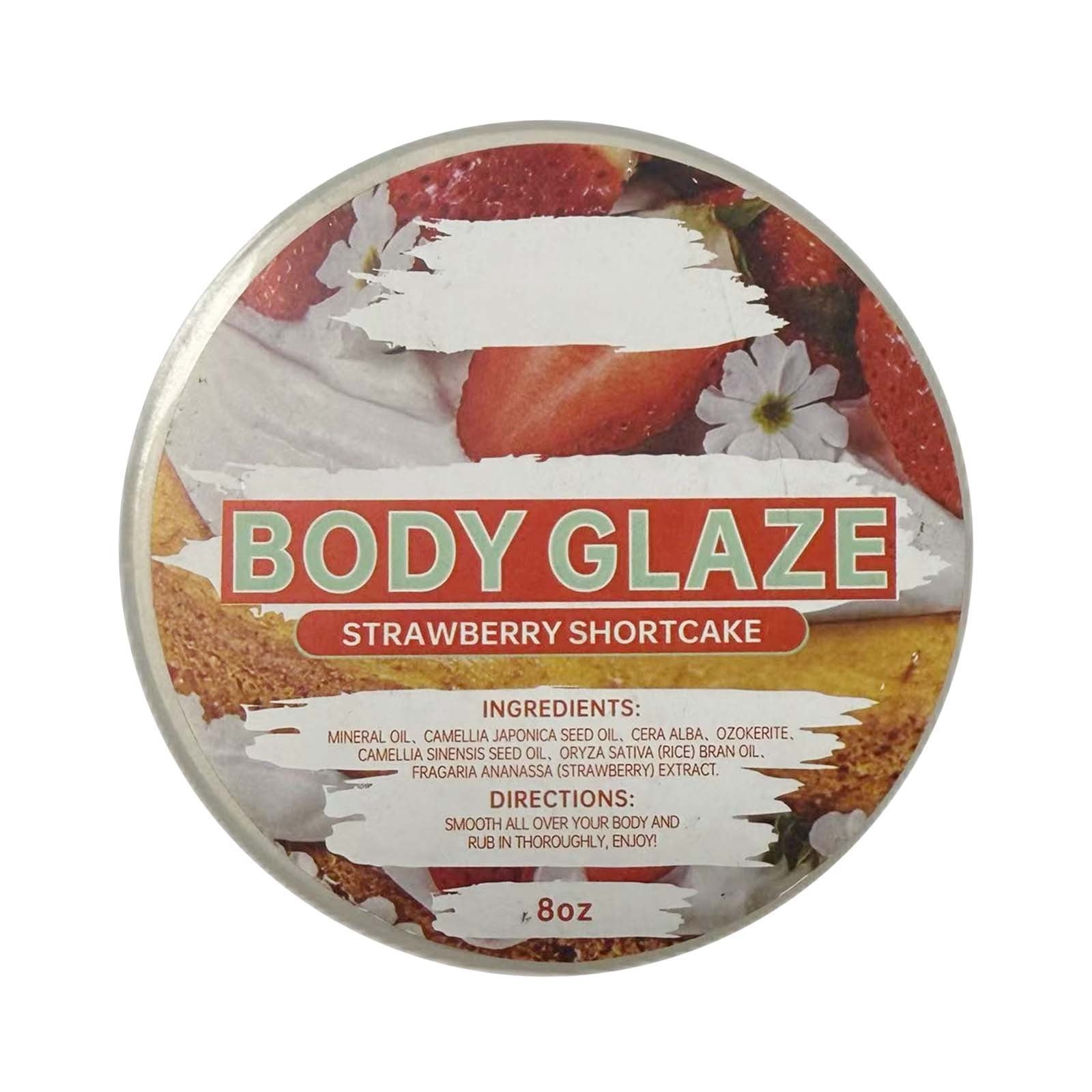 Strawberry Shortcake Body Glaze 8oz - Smooth Over Your Body and Rub ...