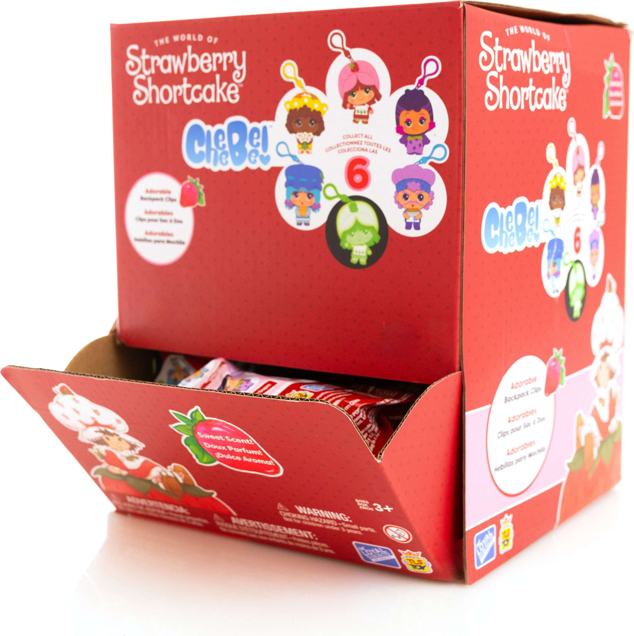 Strawberry Shortcake Cheebee Backpack Clip Mystery Box (24 Packs ...