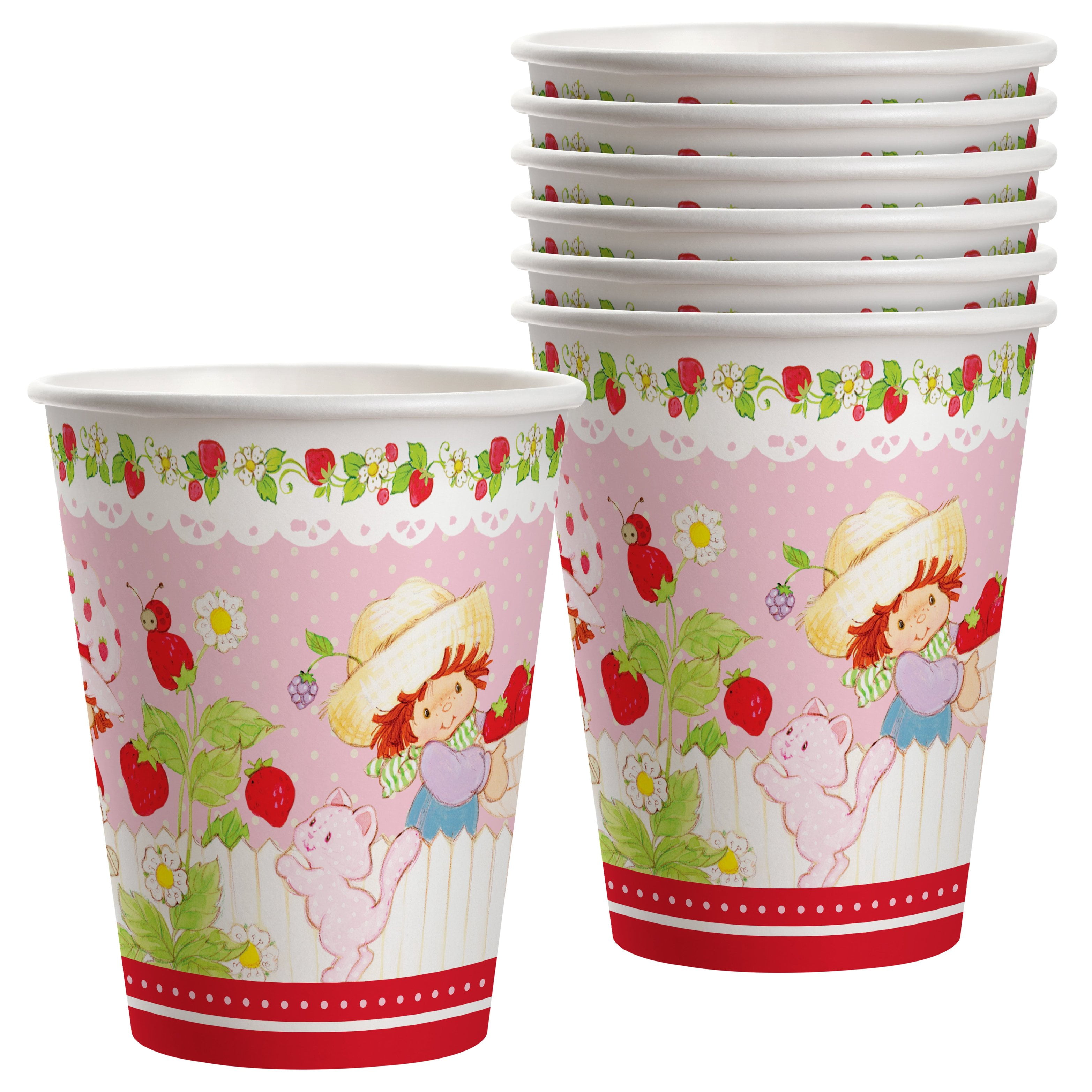 Strawberry Shortcake Cups 8 Count - Strawberry Shortcake Birthday ...