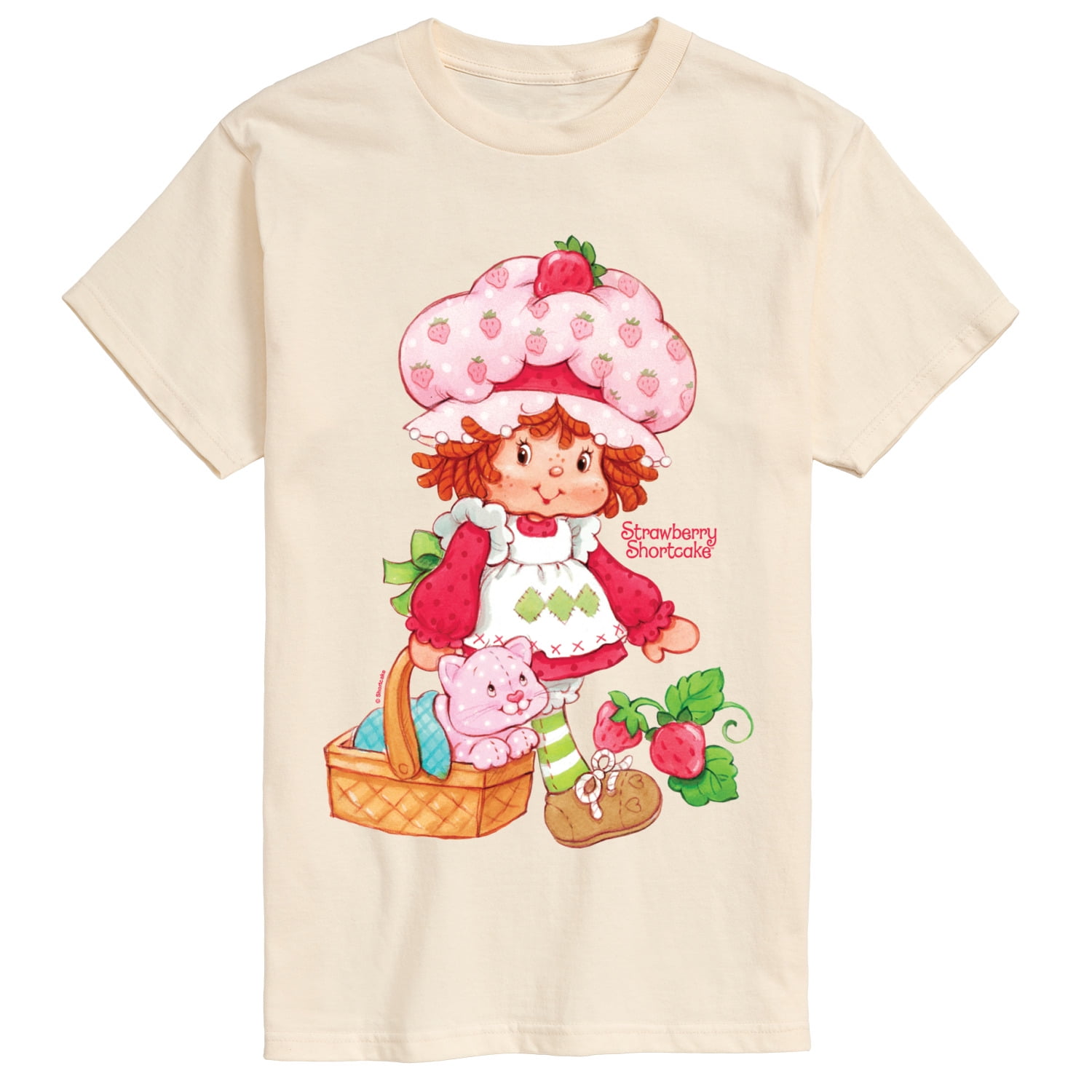 Strawberry Shortcake - Custard In Basket - Men's Short Sleeve Graphic T ...