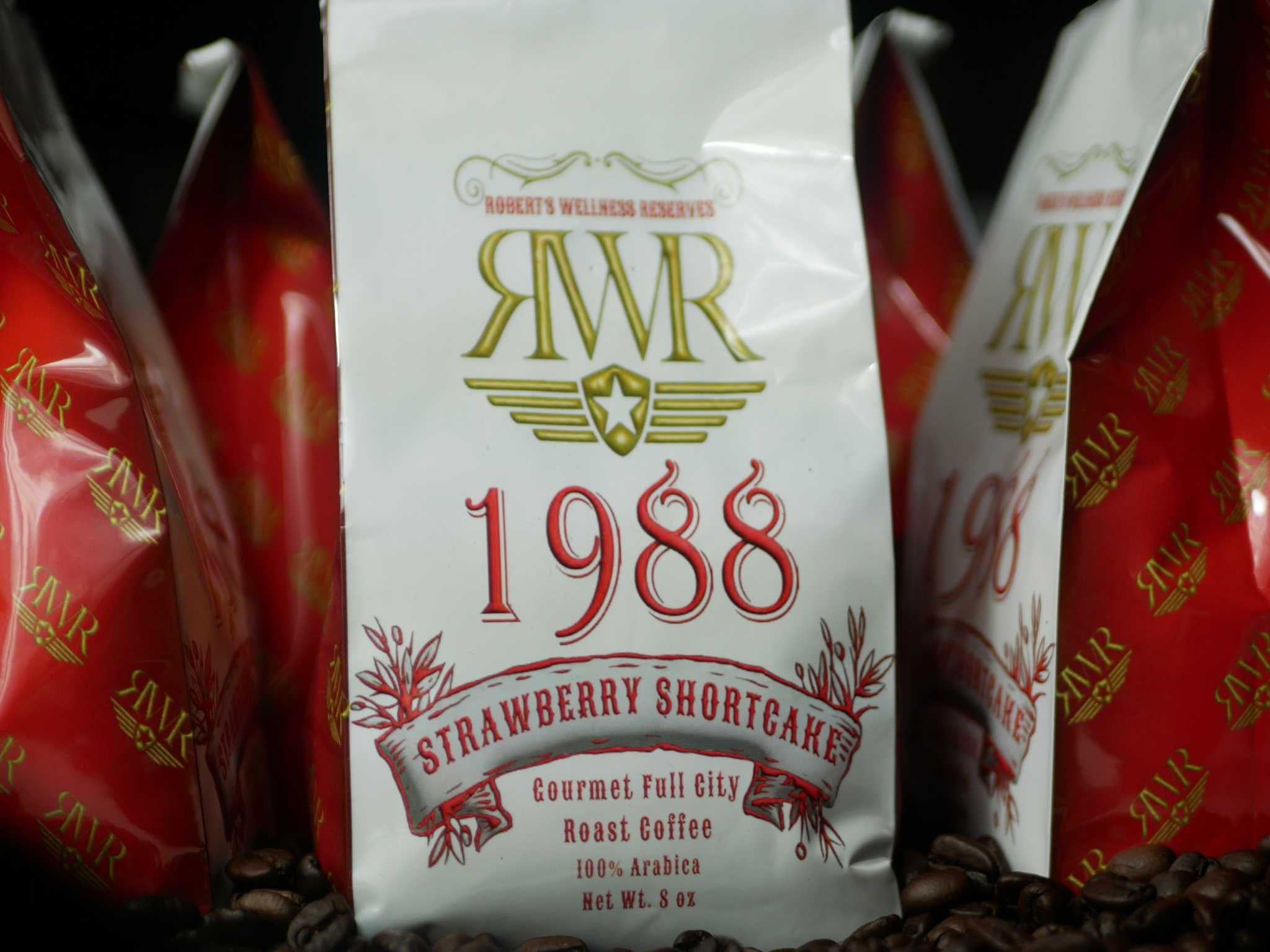 Strawberry Shortcake Gourmet Coffee, 100% Arabica Ground Full City ...