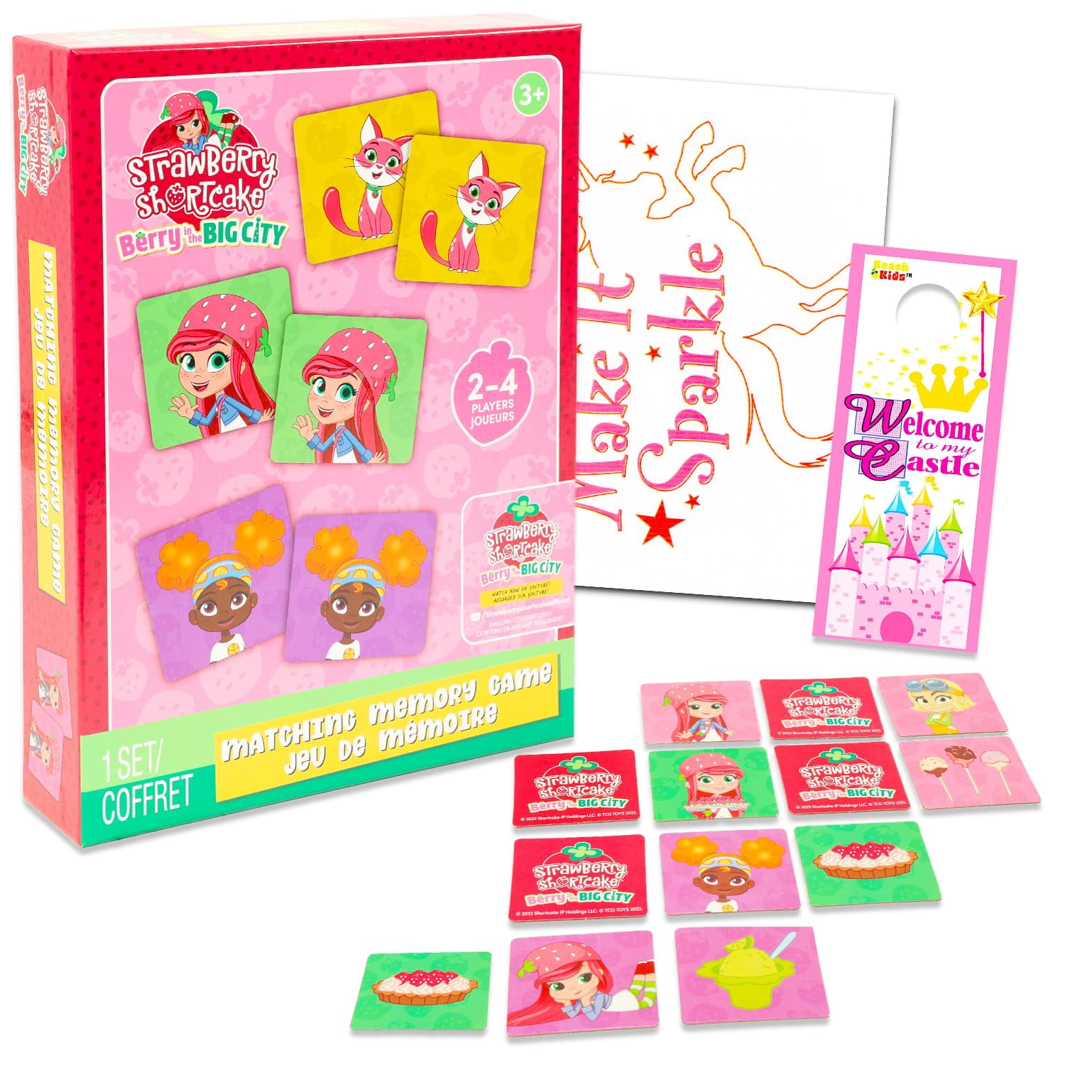 Strawberry Shortcake Memory Game OIF8 - Strawberry Shortcake Board Game ...