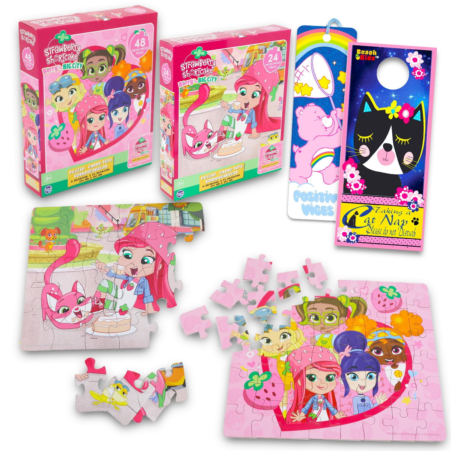 Strawberry Shortcake Puzzles for DHF10 Girls Set - Bundle with 2 ...