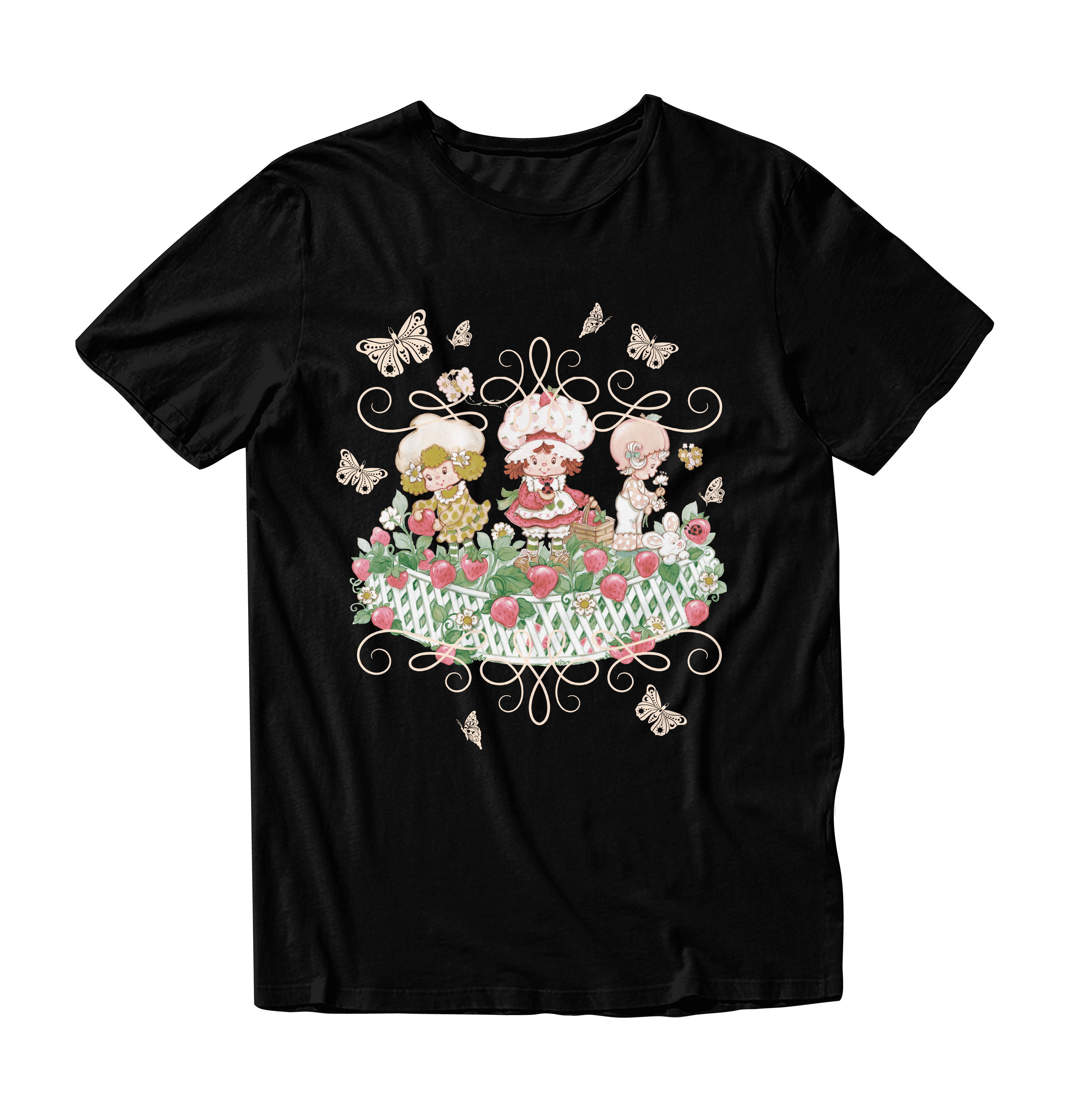 Strawberry Shortcake Strawberry Fences Forever Adult Unisex Short ...