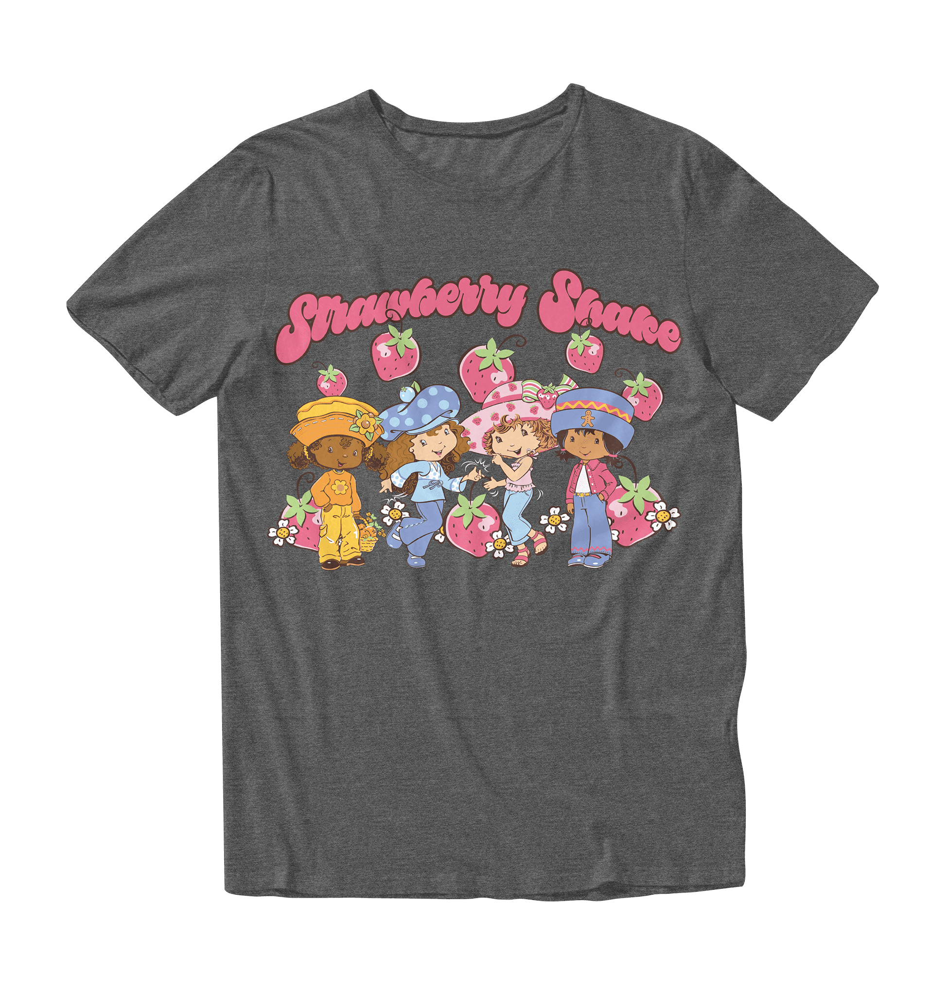 Strawberry Shortcake Strawberry Shake Adult Unisex Short Sleeve T-Shirt ...