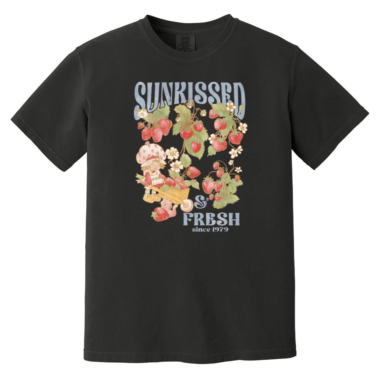 Strawberry Shortcake Sunkissed Summer Fun Vibe Retro Comfort Color T ...