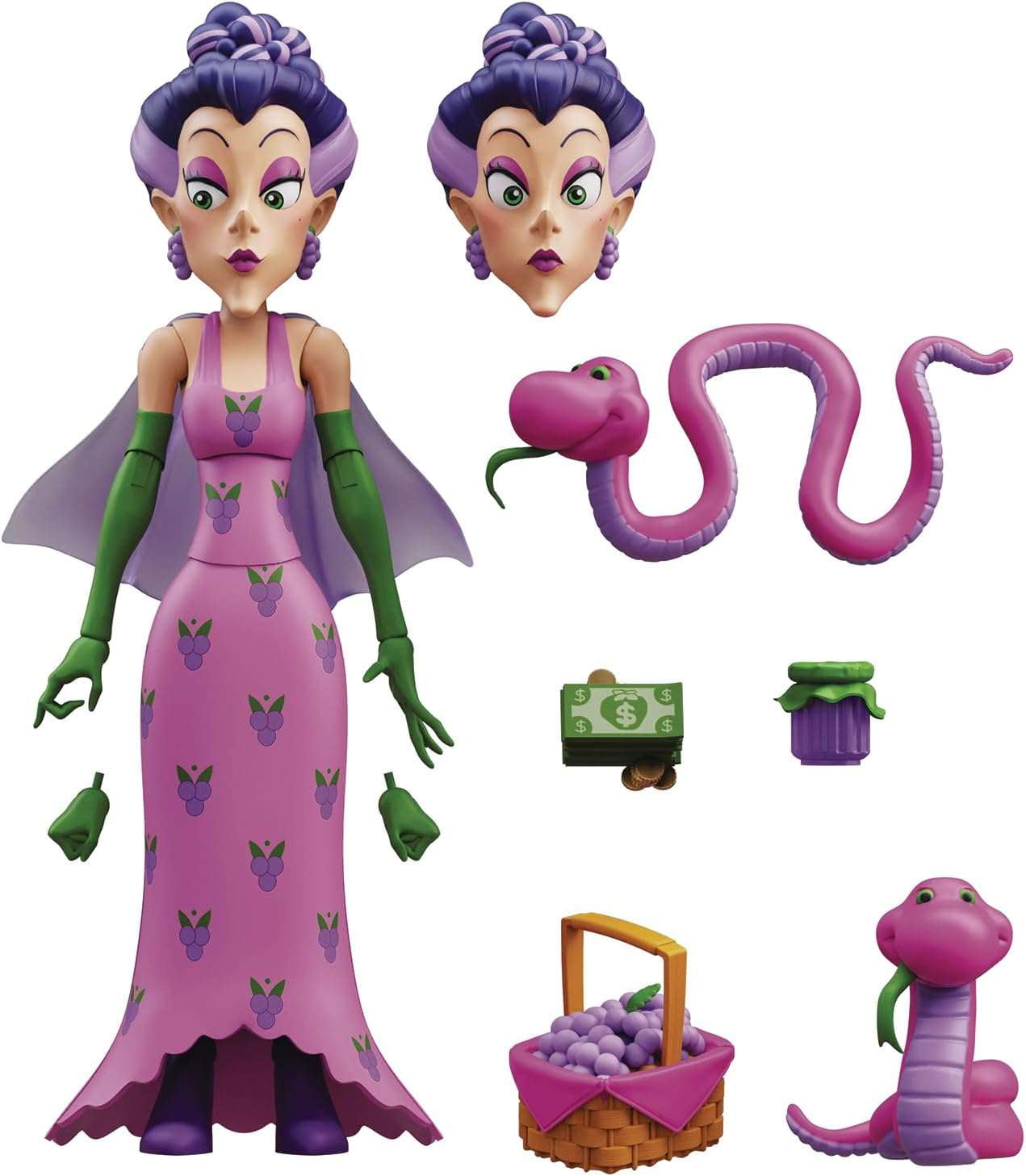 Strawberry Shortcake Villains Wave 1 Sour Grape Action Figure - Walmart.com