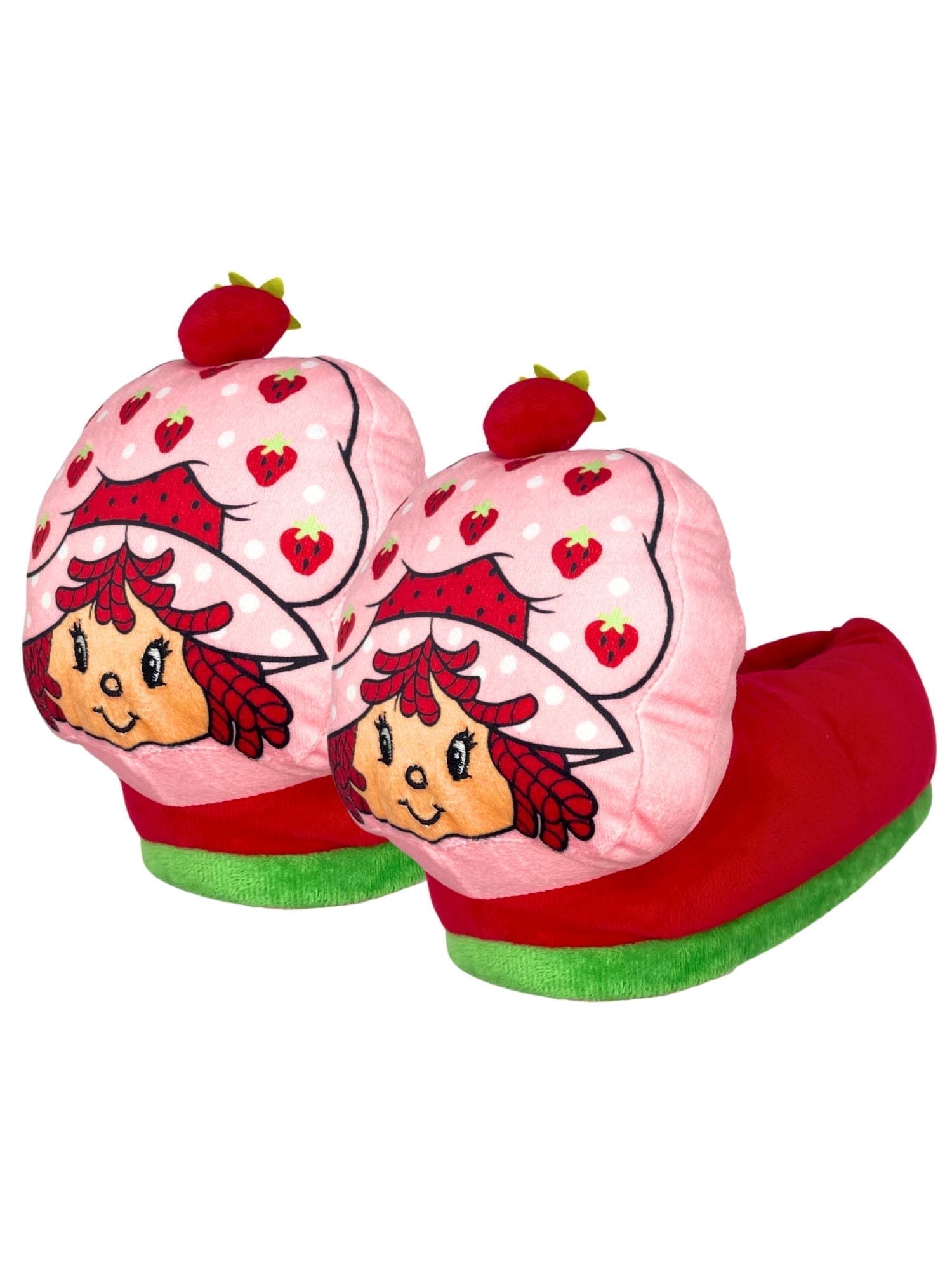 Strawberry Shortcake Women's 3D Plush Head Slippers, 1-Pack, Sizes XS/S ...