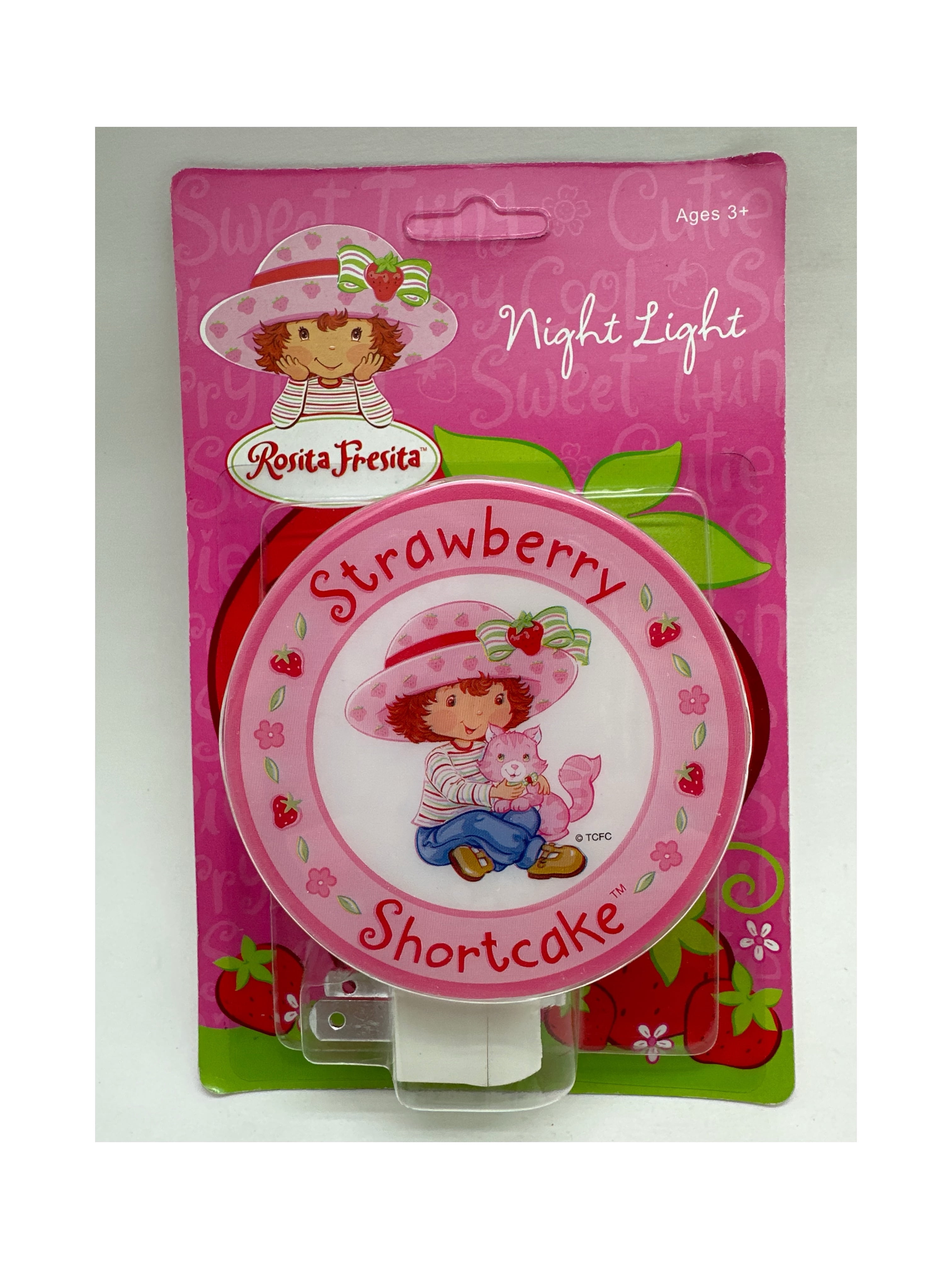 Strawberry Shortcake and Custard Cuddle Night Light - Walmart.com