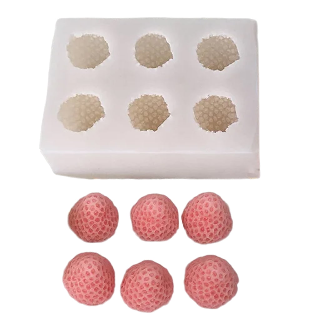 Strawberry Silicone Molds 3D Silicone Molds Craft Moulds Strawberry ...