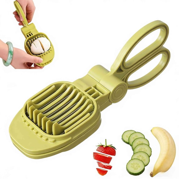 Strawberry Slicer, Stainless Steel Cutter, Multi Function Fruit Tool ...