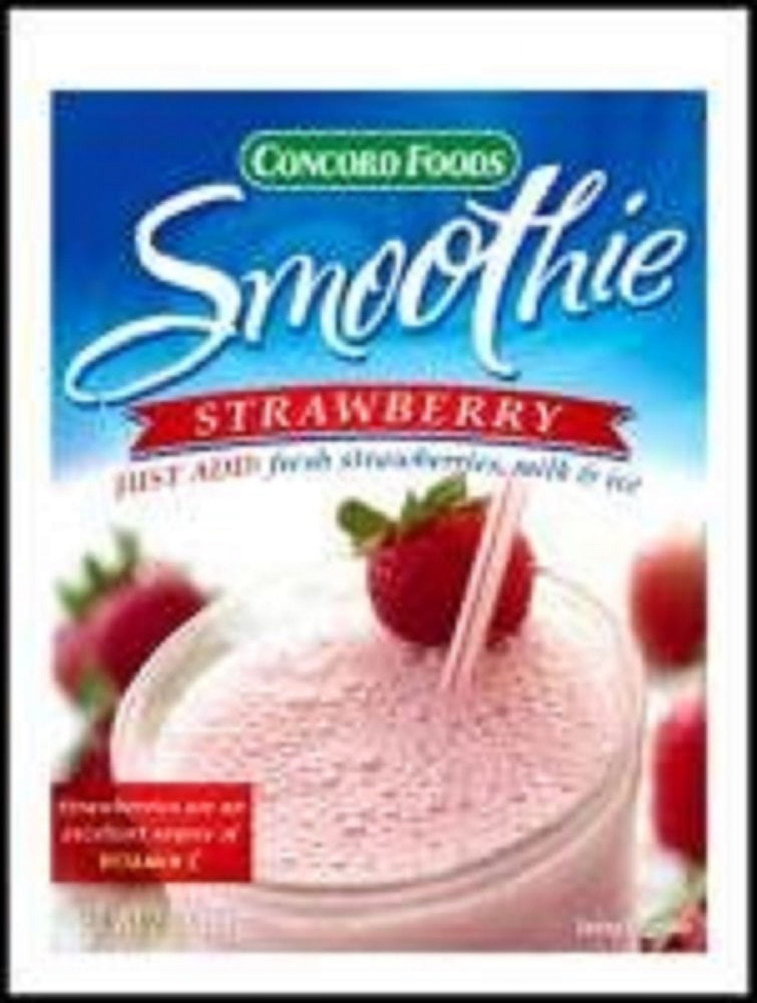 Strawberry Smoothie Mix / Concord Foods /2 oz (Pack of 6) - Walmart.com