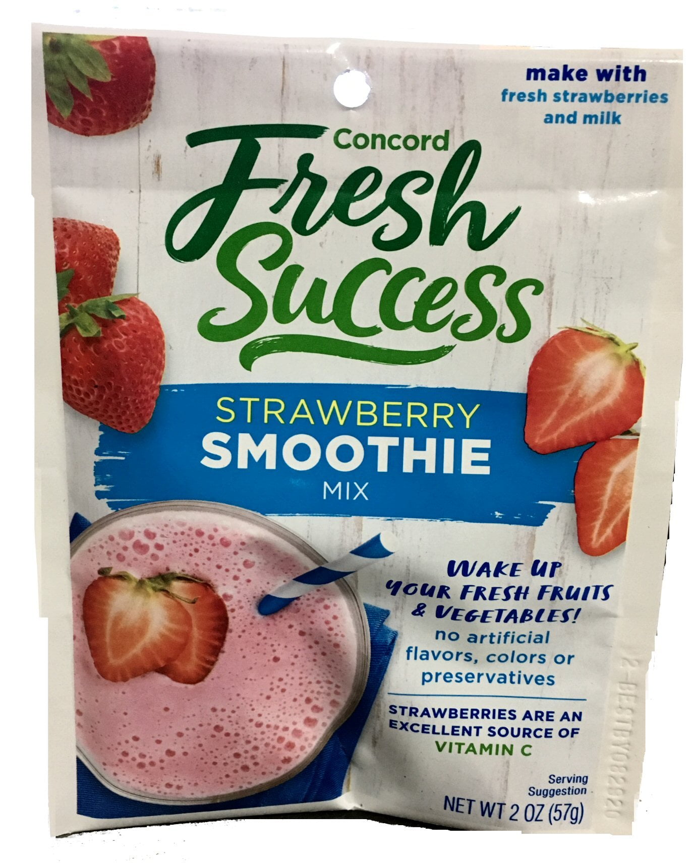 Concord Strawberry Smoothie Mix (Pack of 24) - Walmart.com