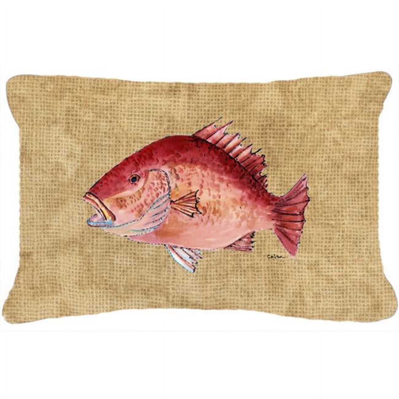 Strawberry Snapper Indoor & Outdoor Fabric Decorative Pillow - Walmart.com
