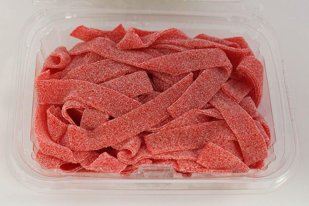 Strawberry Sour Belts 12 OZ Tub - Walmart.com
