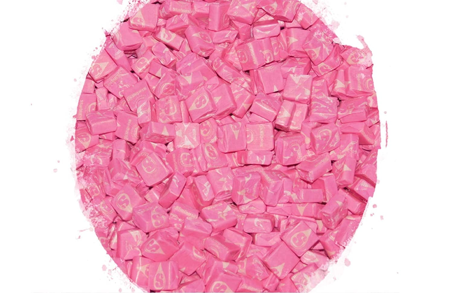 Starburst Strawberry Fruit Chews, Pink Candy, 1 lb, Sweet Taffy Candies ...