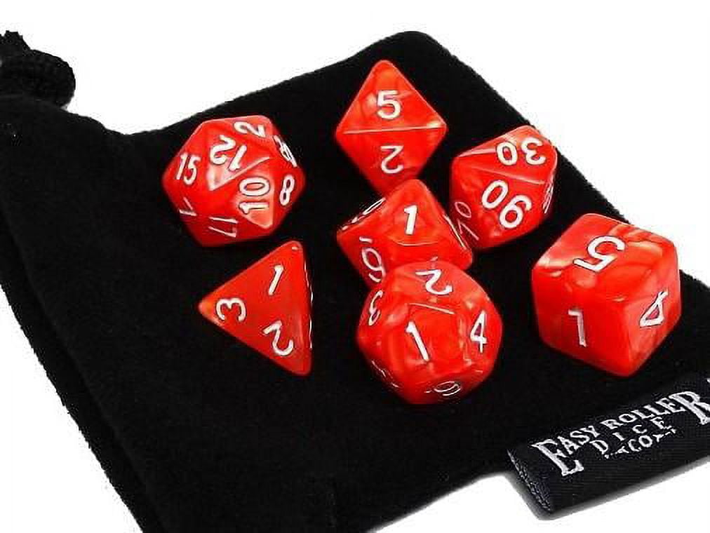 Strawberry Swirl - 7 Piece Dice Collection - Walmart.com