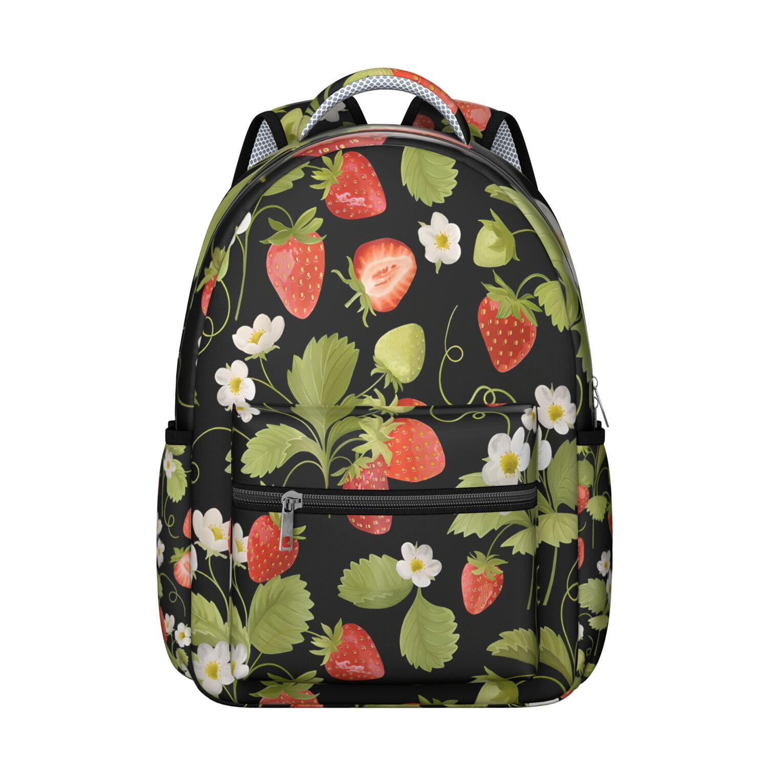 Strawberry Themed Backpack for School & Work - Stylish & Functional ...