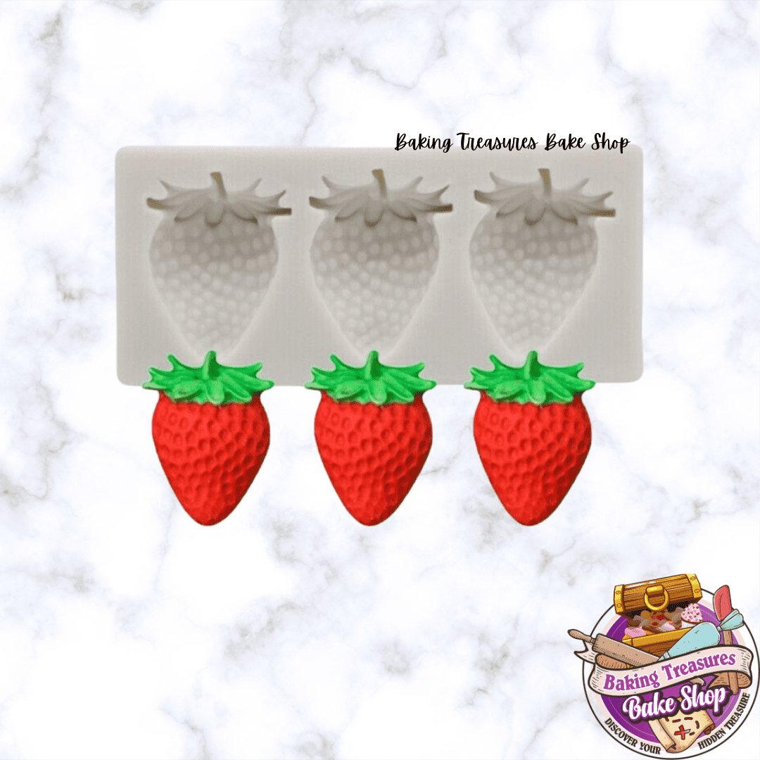 Strawberry Trio Silicone Mold - Walmart.com