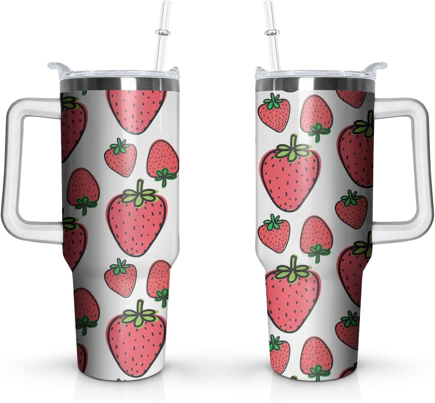 Strawberry Tumbler, Strawberry Cups/Mug, Strawberry Water Bottle ...
