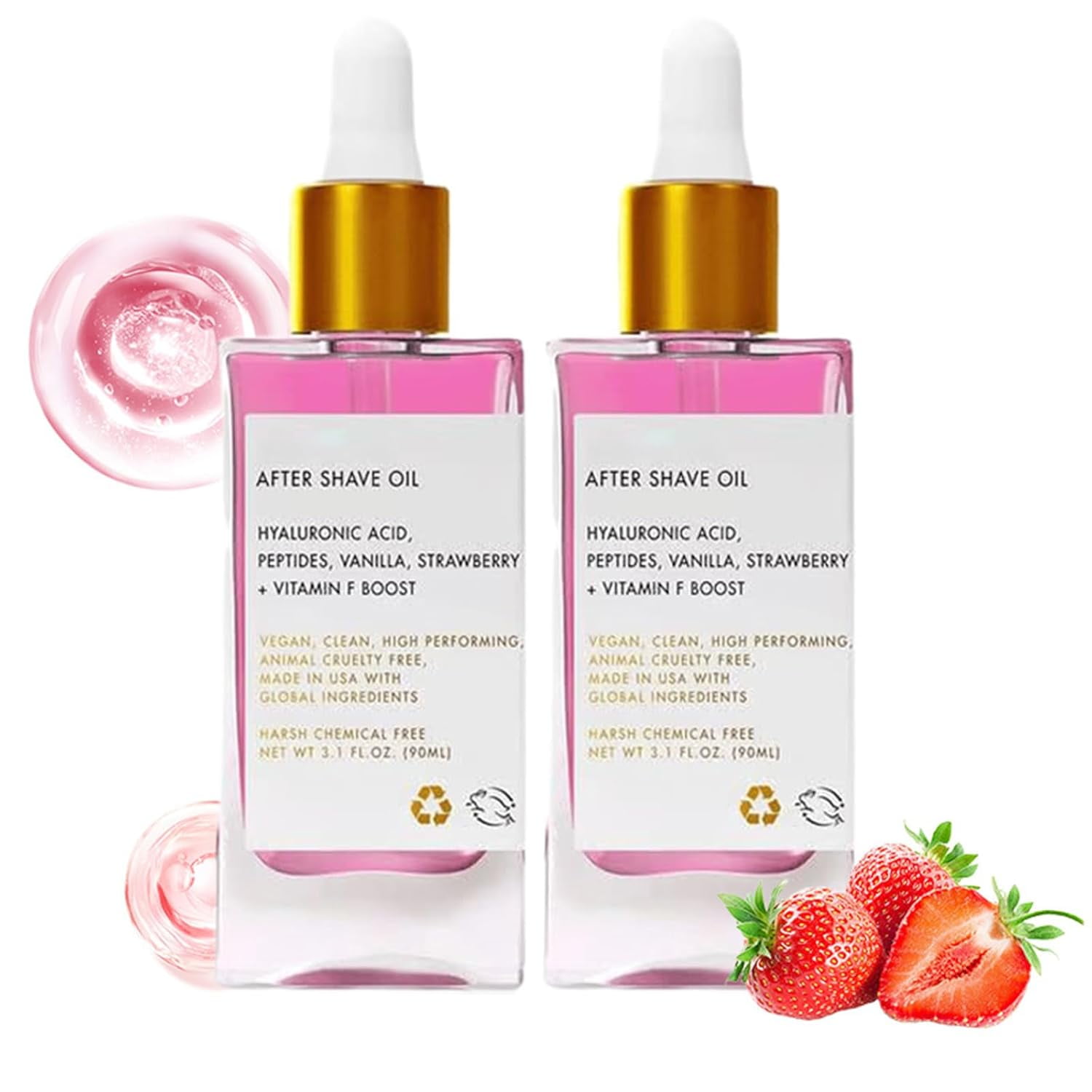 Strawberry Vanilla After Shave Oil Women, Soft Serve After Shave Oil ...
