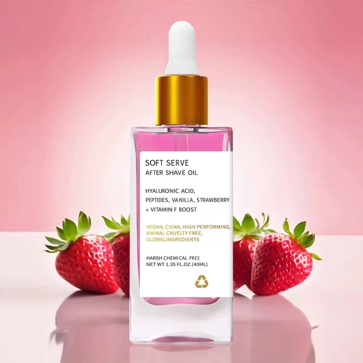 Strawberry Vanilla After Shave Oil for Women, Smooth & Gentle Shave Oil ...