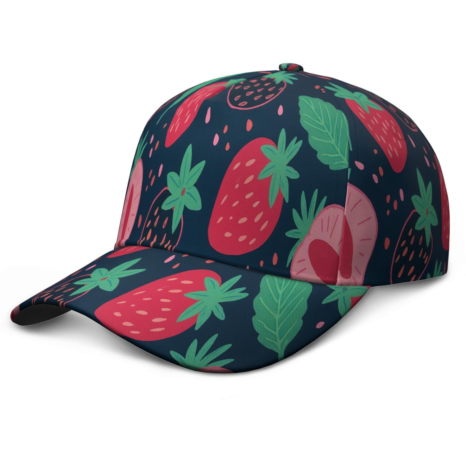 Strawberry new Dad Hat Snapback Hat for Women Men Hiking Jogging ...