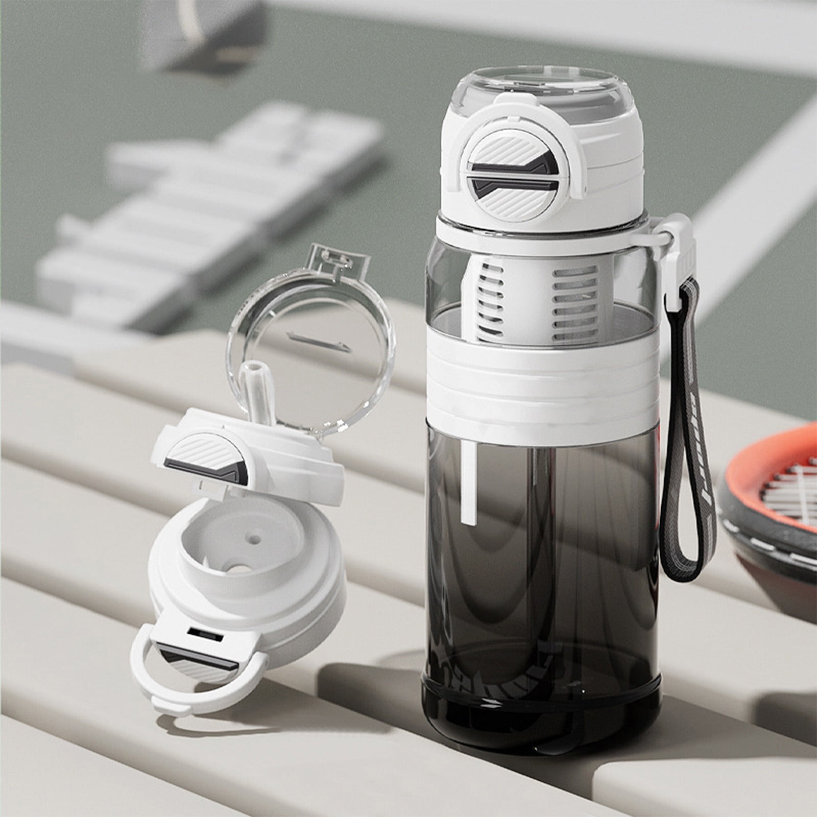 Strawless Drinking Cup, Water Separation Cup, Direct Sip, Fitness ...