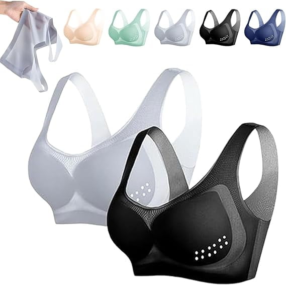 Strawmeans Bras, Ultra-Thin Ice Silk Lifting Bra, No Bra Buttons ...