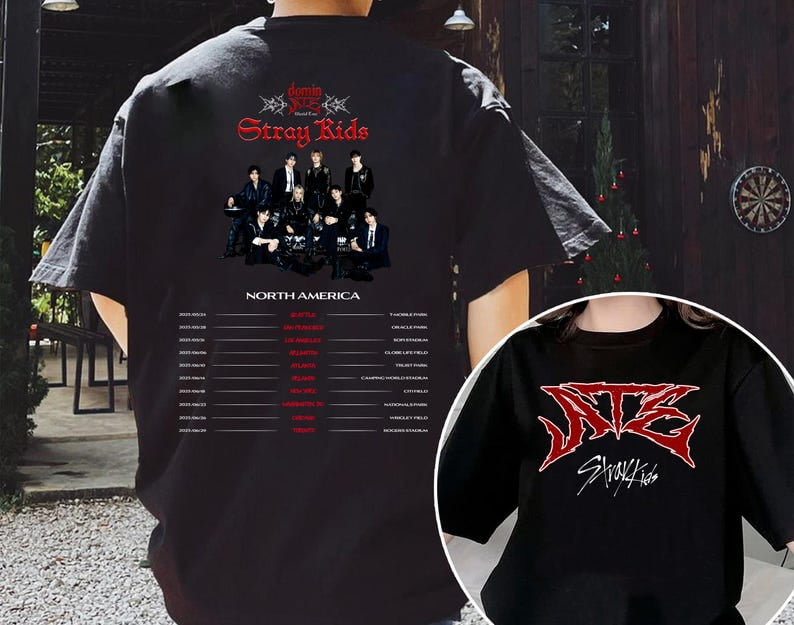 Stray Ki.ds dominATE World Tour US 2025 Shirt, Stray K.ids ATE Album ...