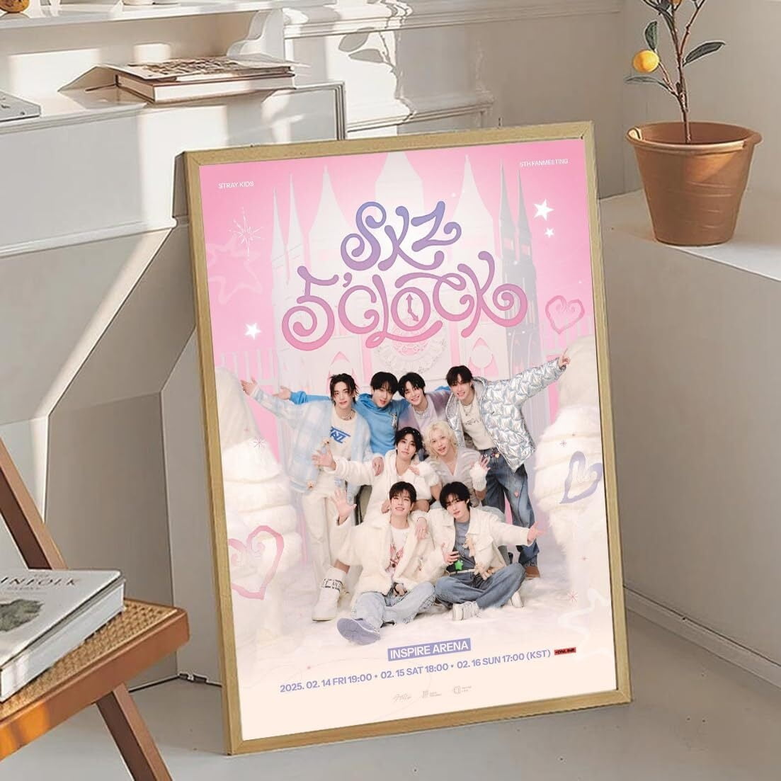Stray Kids - 2025 5th Fanmeeting 'SKZ's 5'CLOCK' Poster - Walmart.com