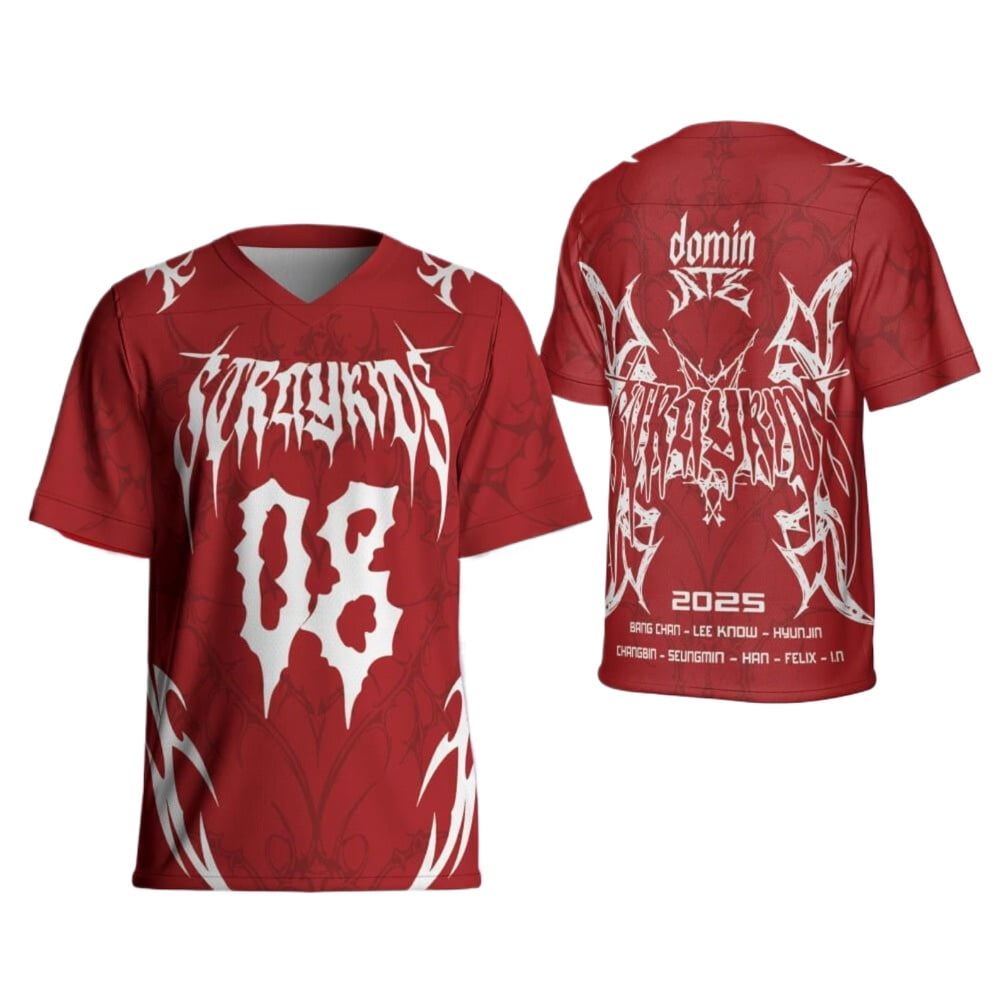Stray Kids 2025 Dominate World Tour Exclusive Jersey! SKZ Unisex ...