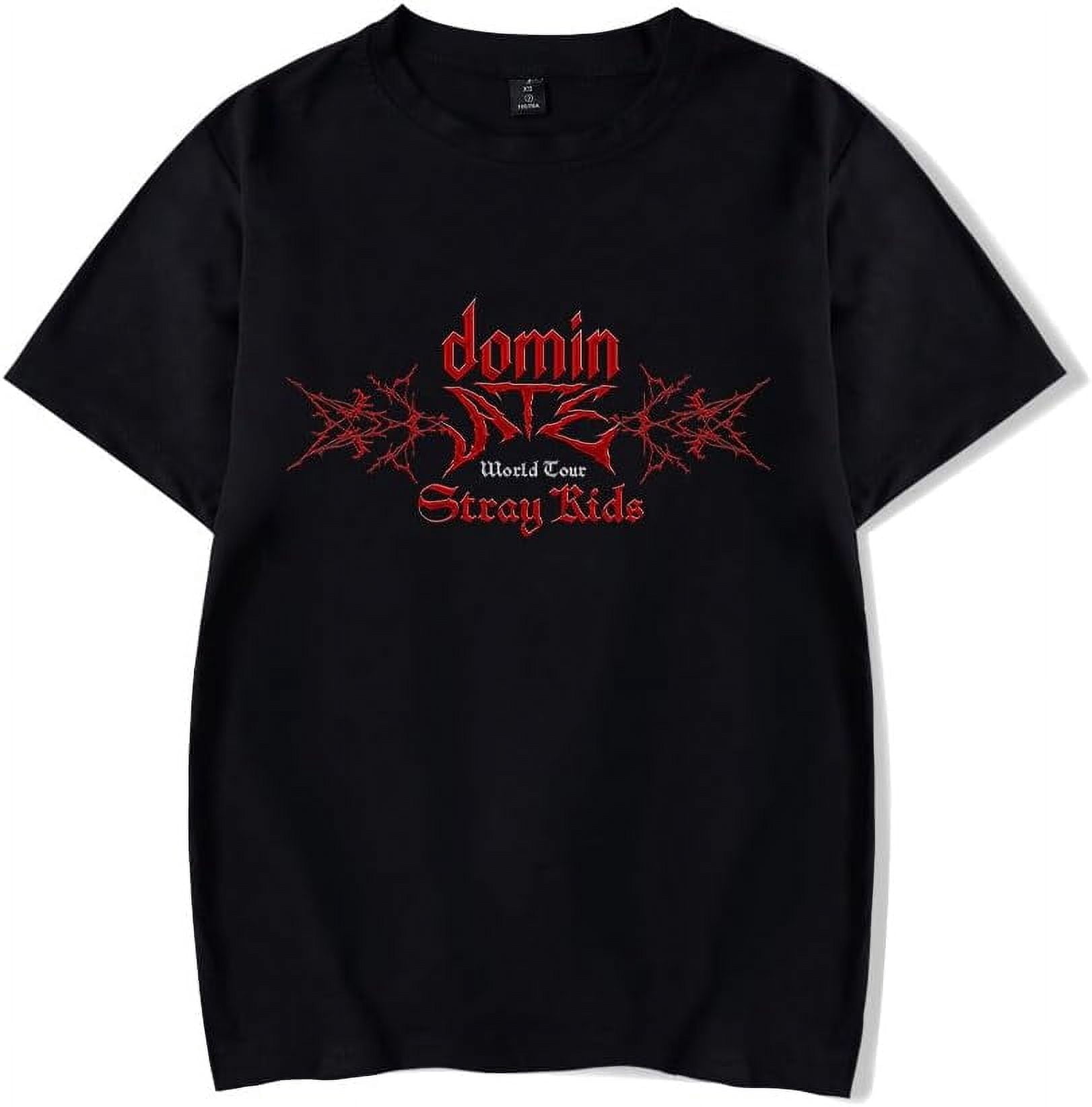 Stray Kids 2025 World Tour Unisex Casual Short Sleeve Fashion T-Shirt ...