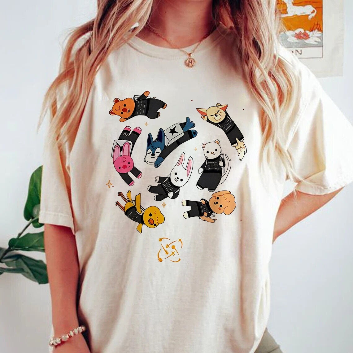 Stray Kids 5 Star Chibi Shirt, 5 Star Stray Kids Shirt, Stray Kids New ...