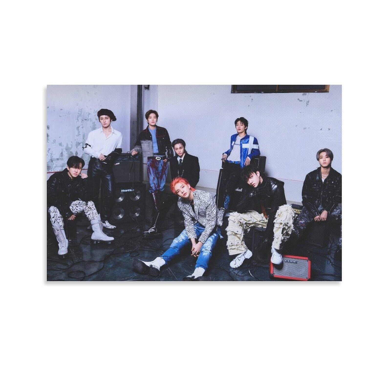 Stray Kids 5-star Band IDOLS ARTIST KOREAN Canvas Poster Bedroom Decor ...