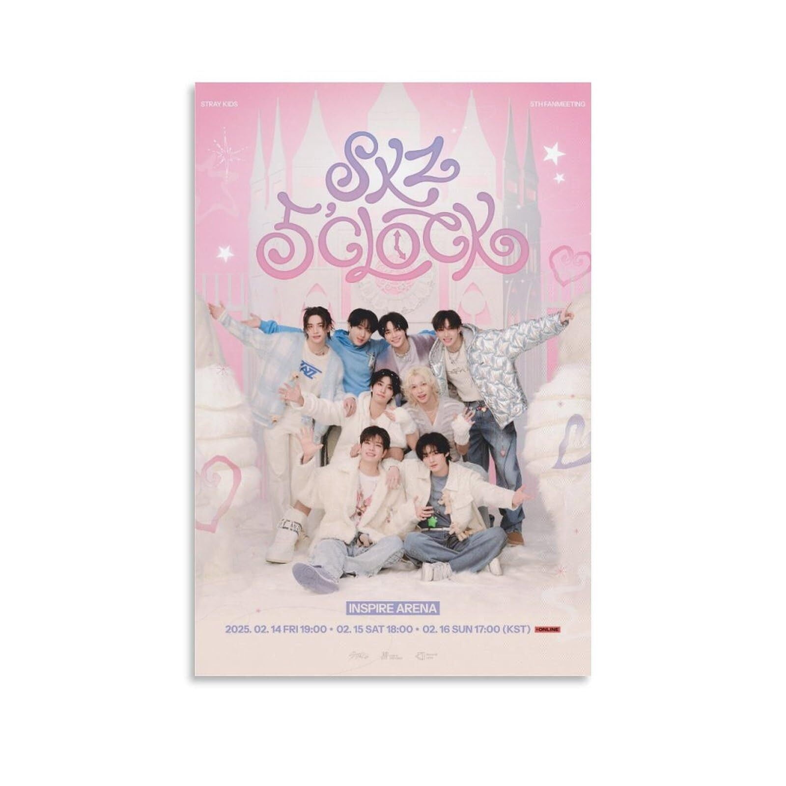 Stray Kids 5TH FANMEETING SKZ CLOCK ALBUM COVER HD Print on Canvas ...