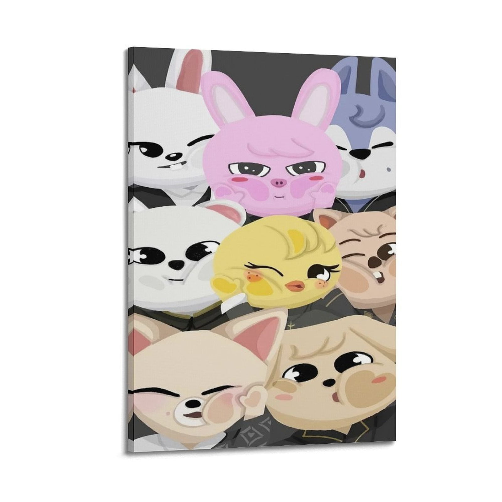 Stray Kids Anime Skzoo Poster Painting Vintage Poster Picture Print ...